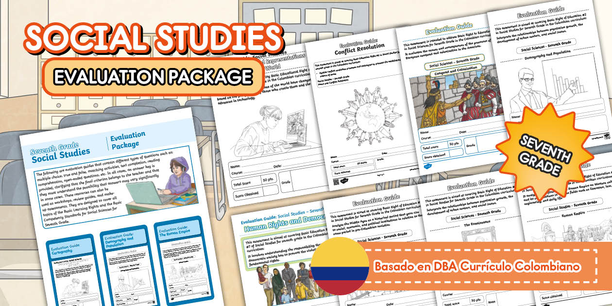 7th Grade Social Studies Evaluation Package