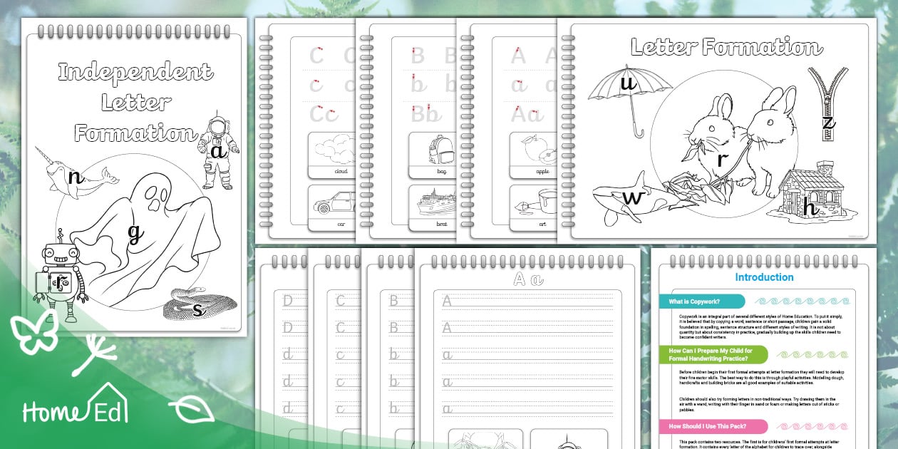 Copywork Pack 1: Letter Formation (teacher made) - Twinkl