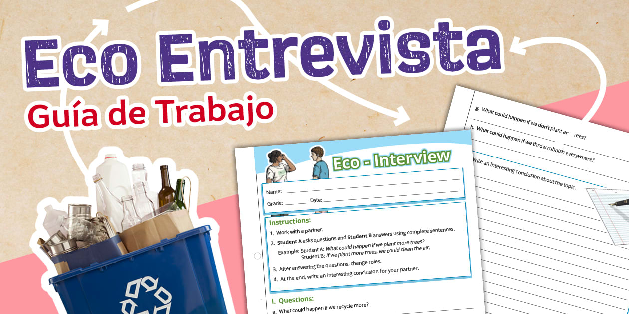 Guía Eco Entrevista | Condicionales | 7° Básico | Inglés