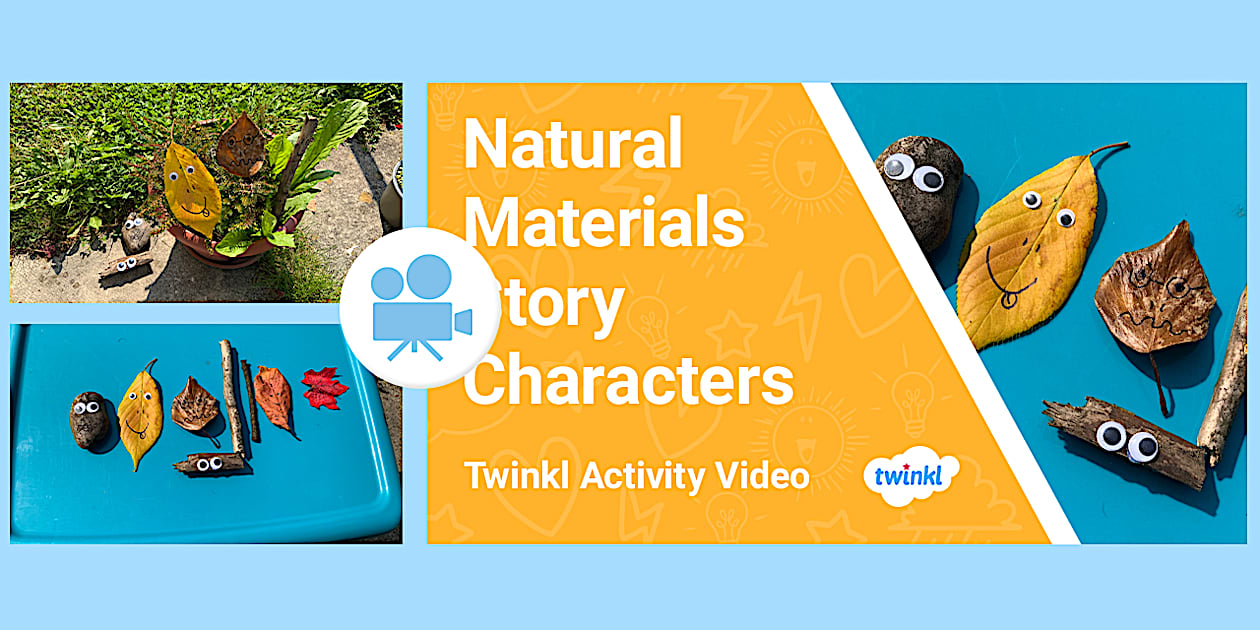 Natural Material Story Characters | Story Retelling Ideas