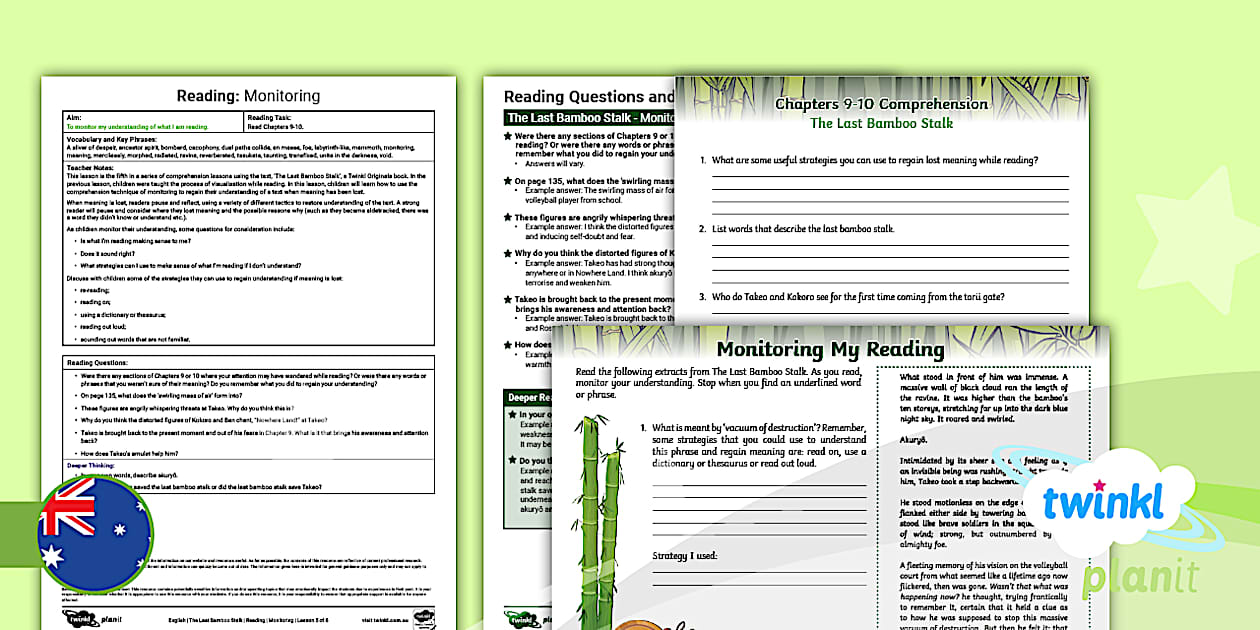 Year 6 The Last Bamboo Stalk: Reading Lesson 5 - Twinkl