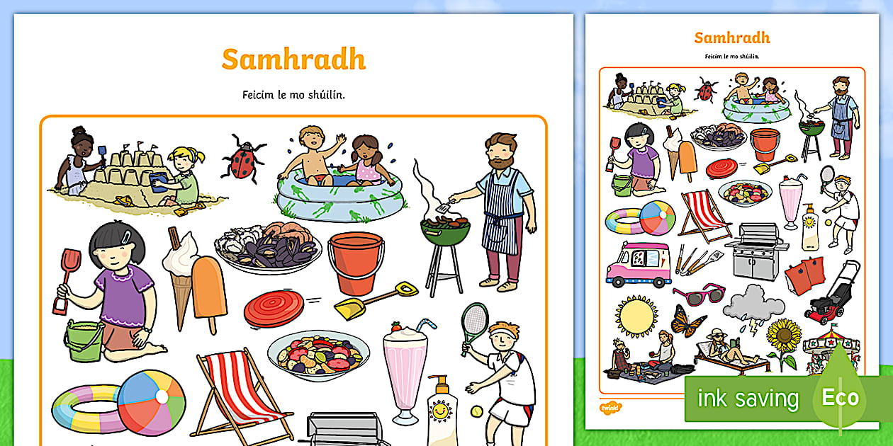 Black and White An Samhradh-Feicim le mo shúilín Cluiche