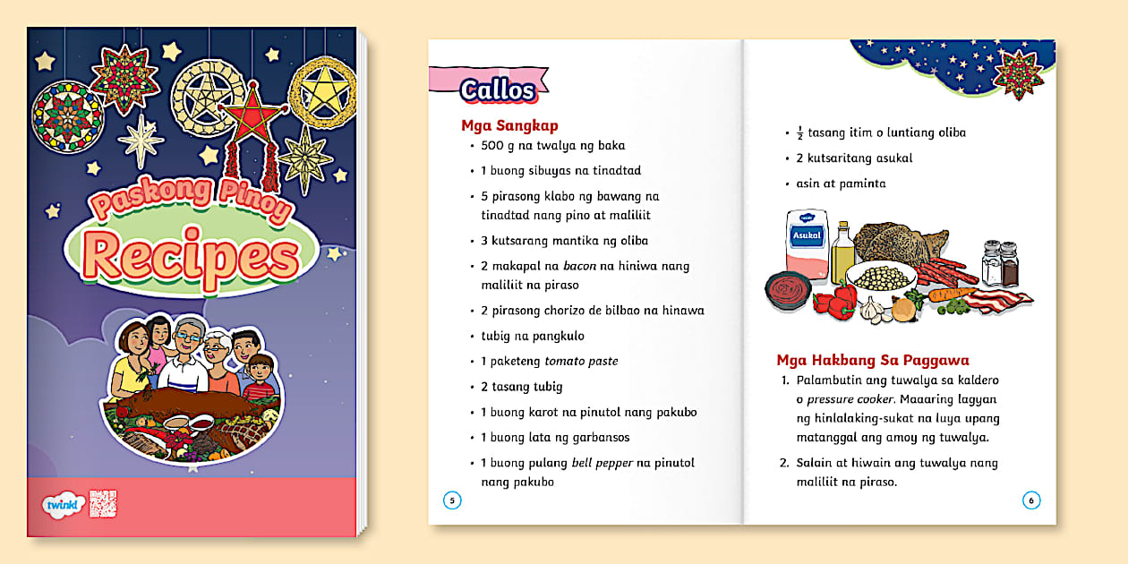 Paskong Pinoy Recipes | Twinkl (teacher made) - Twinkl