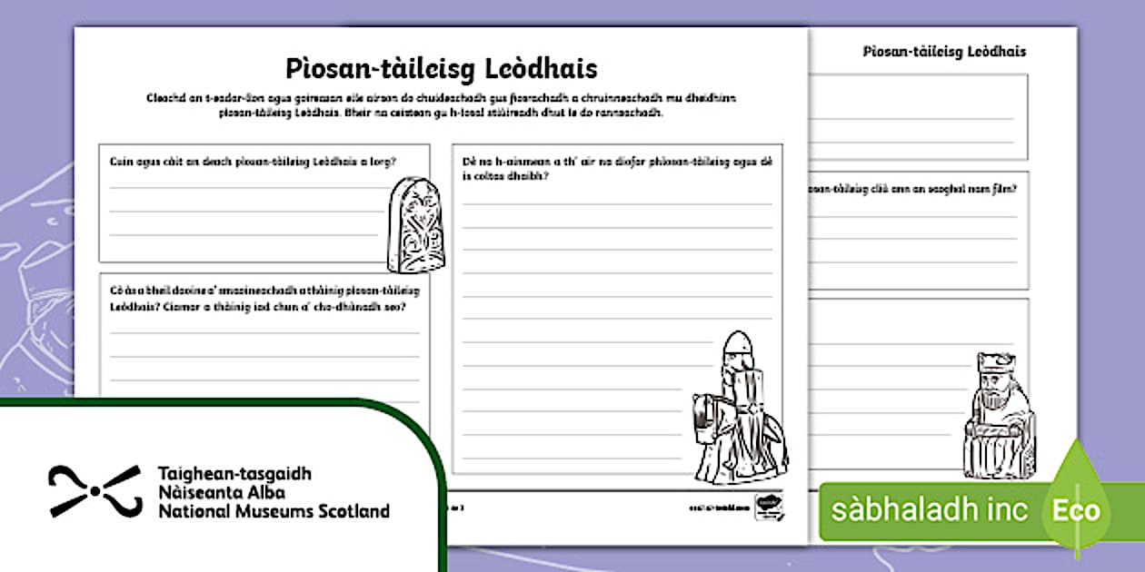 FREE! - Pìosan-tàileisg Leòdhais –Teamplaid Rannsachaidh