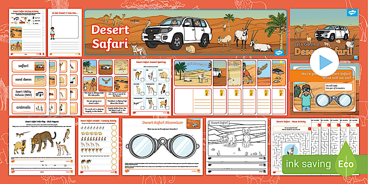 Desert Safari Role Play Pack (teacher made) - Twinkl