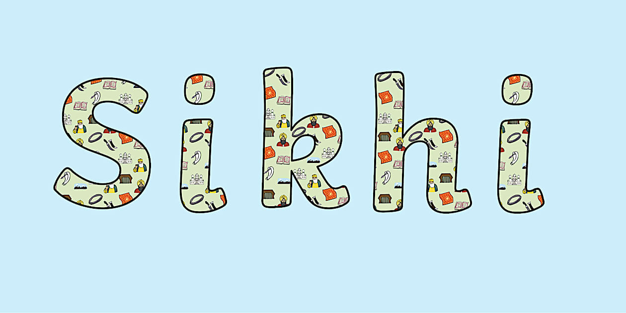 Sikhi Display Lettering (teacher made) - Twinkl