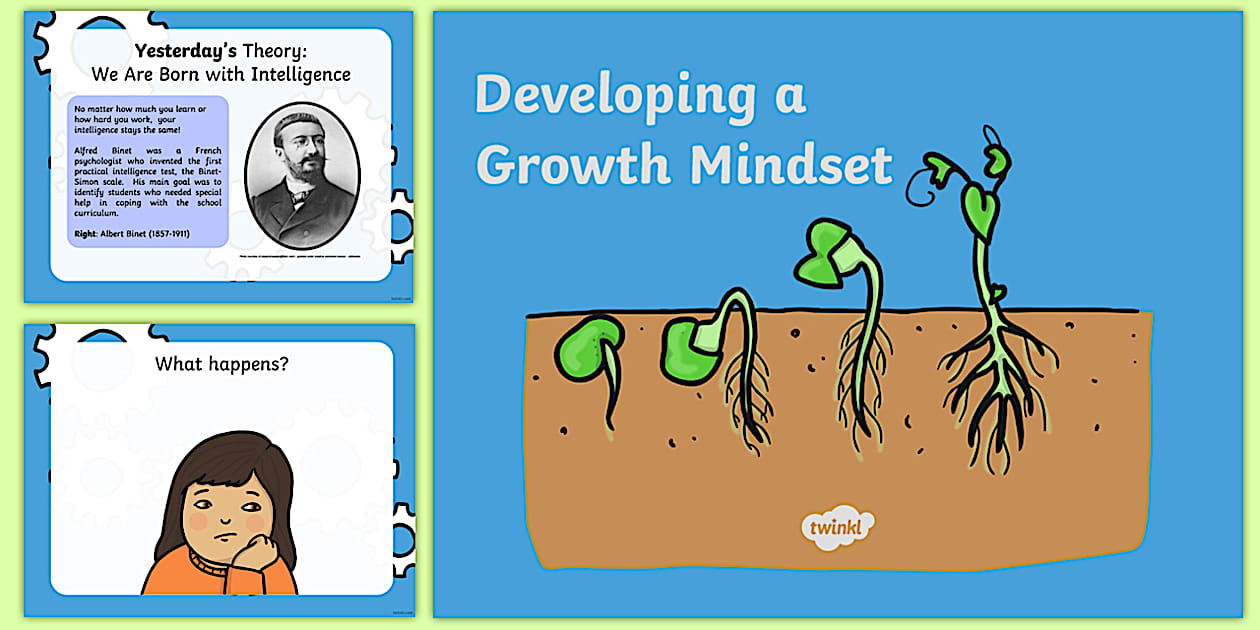 Developing a Growth Mindset PowerPoint (teacher made)