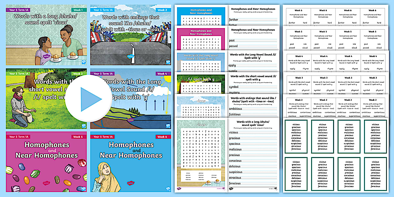 Year 5 Term 1A Bumper Spelling Pack (teacher made) - Twinkl