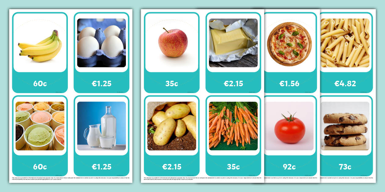 Supermarket Price Matching Game (teacher made) - Twinkl