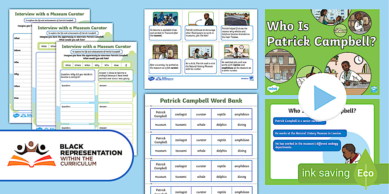 Patrick Campbell KS1: Who is Patrick Campbell? - Twinkl