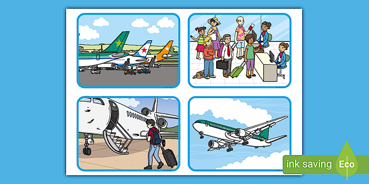 Sequencing Cards: Going on Holiday | Twinkl Symbols - Twinkl