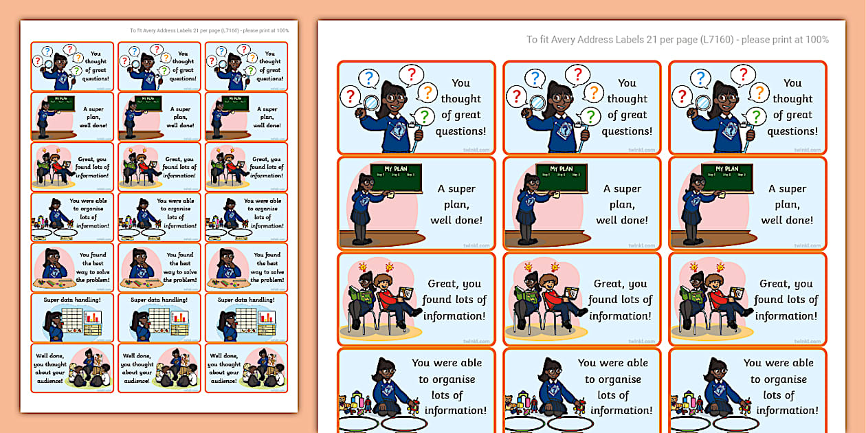 Deep Thinkers Managing Information TSPC Stickers - Twinkl