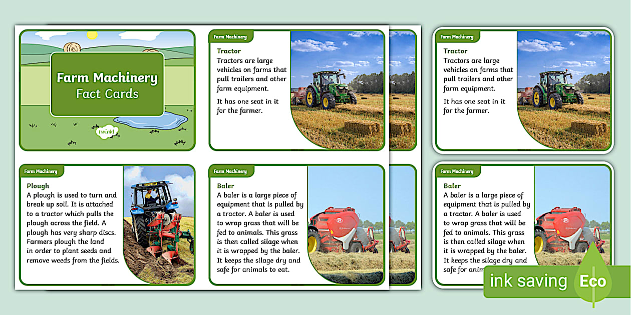Farm Safety Fact Cards (teacher made) - Twinkl