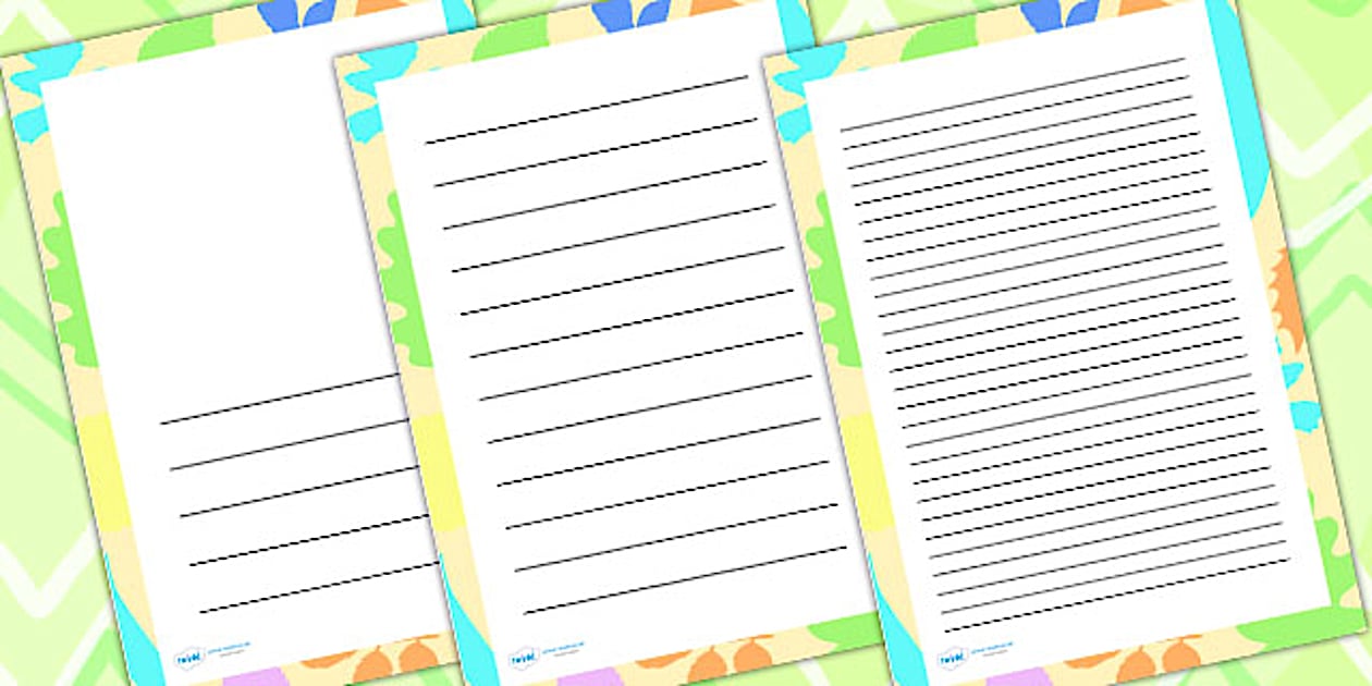 Abstract Leaf Page Borders (teacher made) - Twinkl