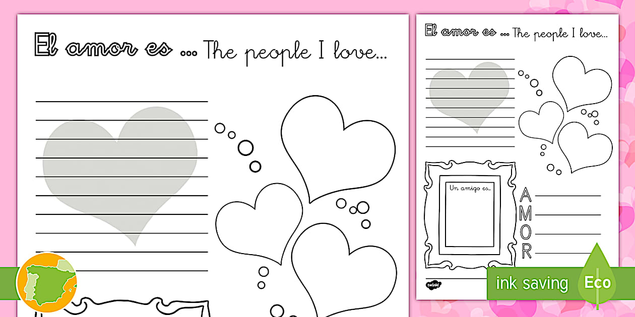 Ficha de actividad de San Valentín (Teacher-Made) - Twinkl