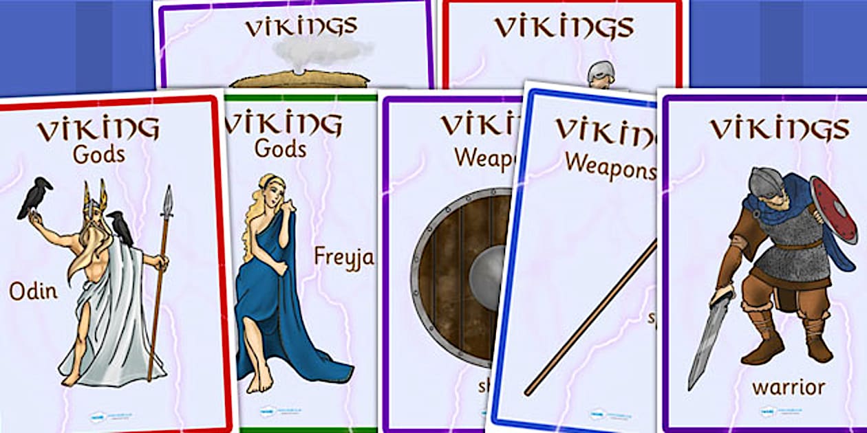 Vikings Posters - Display Poster Pack - History - Twinkl