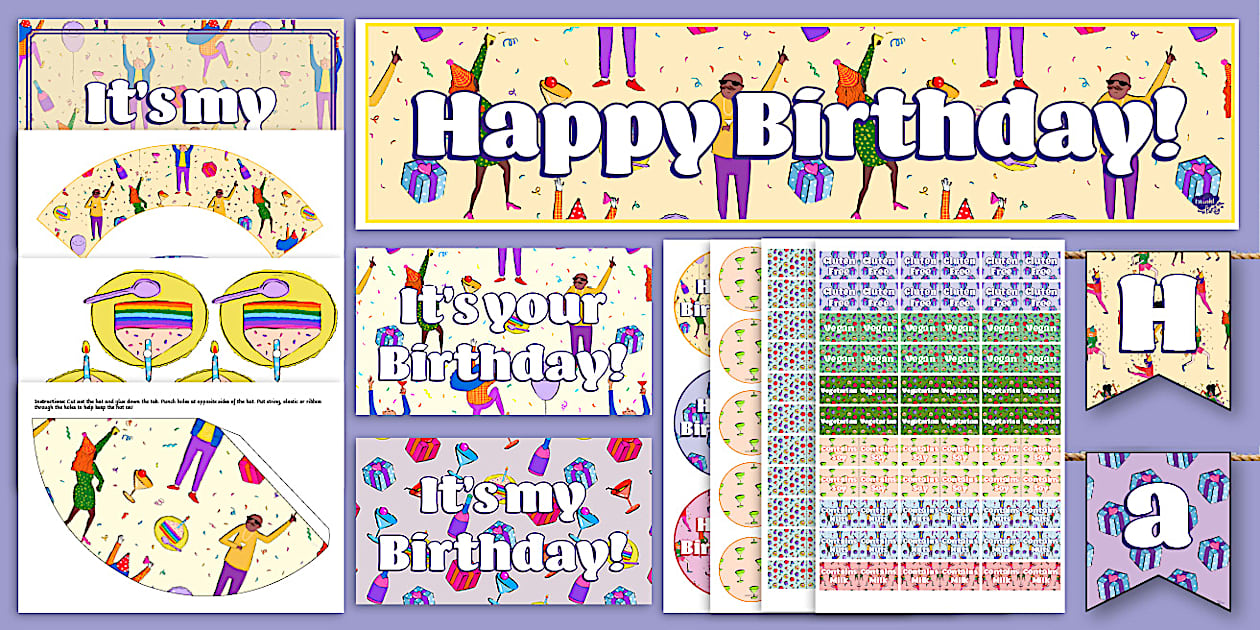 Birthday Decorations for the Office | Twinkl Party - Twinkl