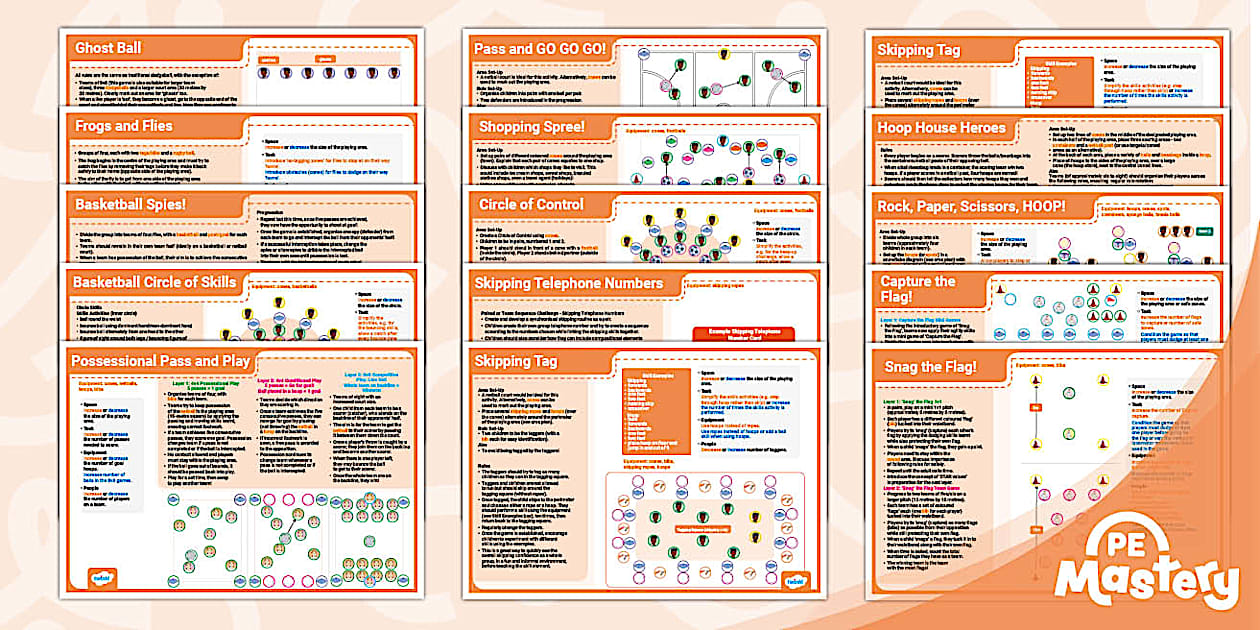 PE Mastery: Year 6 Fundamental Movement Skills Games Pack