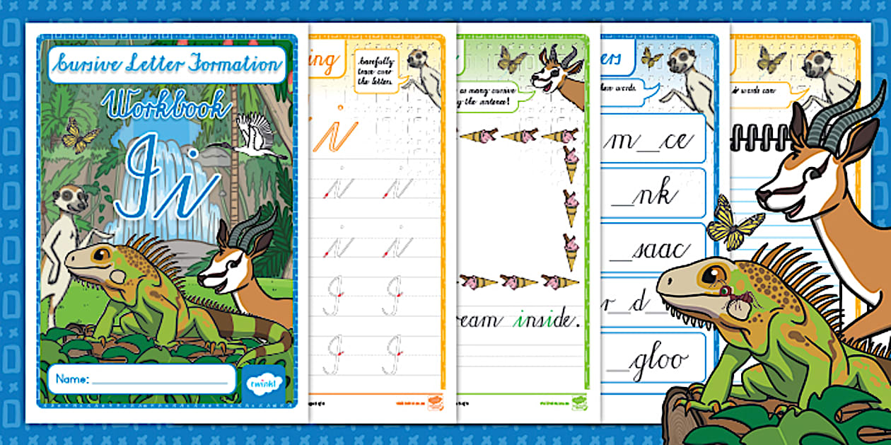 Cursive Letter Formation Workbook - Ii (teacher made)