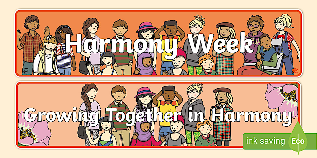 Harmony Week Banner (teacher made) - Twinkl
