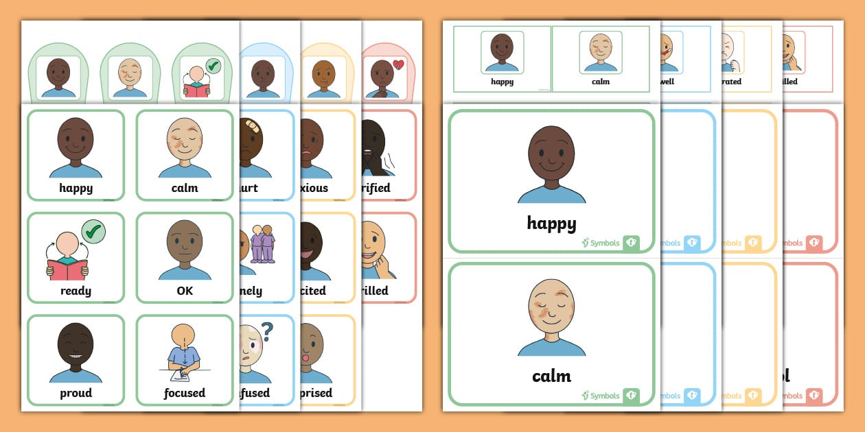 Twinkl Symbols: Emotions Pack (teacher made) - Twinkl