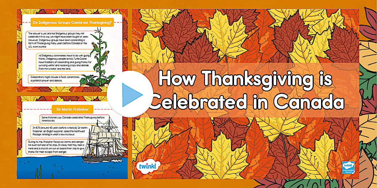 Canadian Thanksgiving PowerPoint | Primary