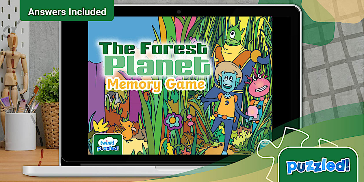 The Forest Planet Memory Game - Twinkl - Kids Puzzles
