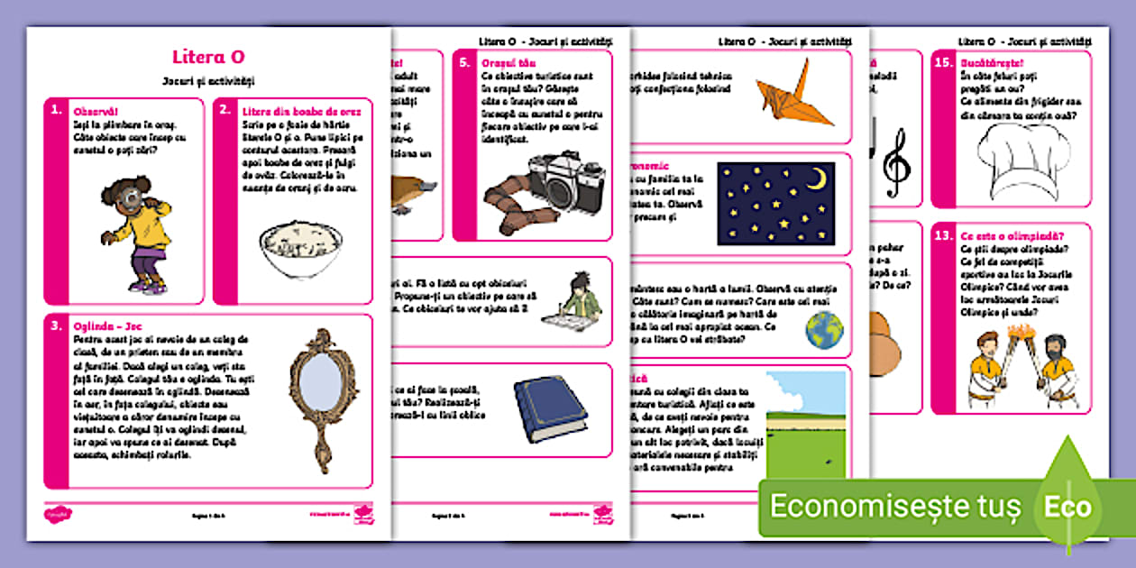 Litera O – Jocuri și activități (teacher made) - Twinkl