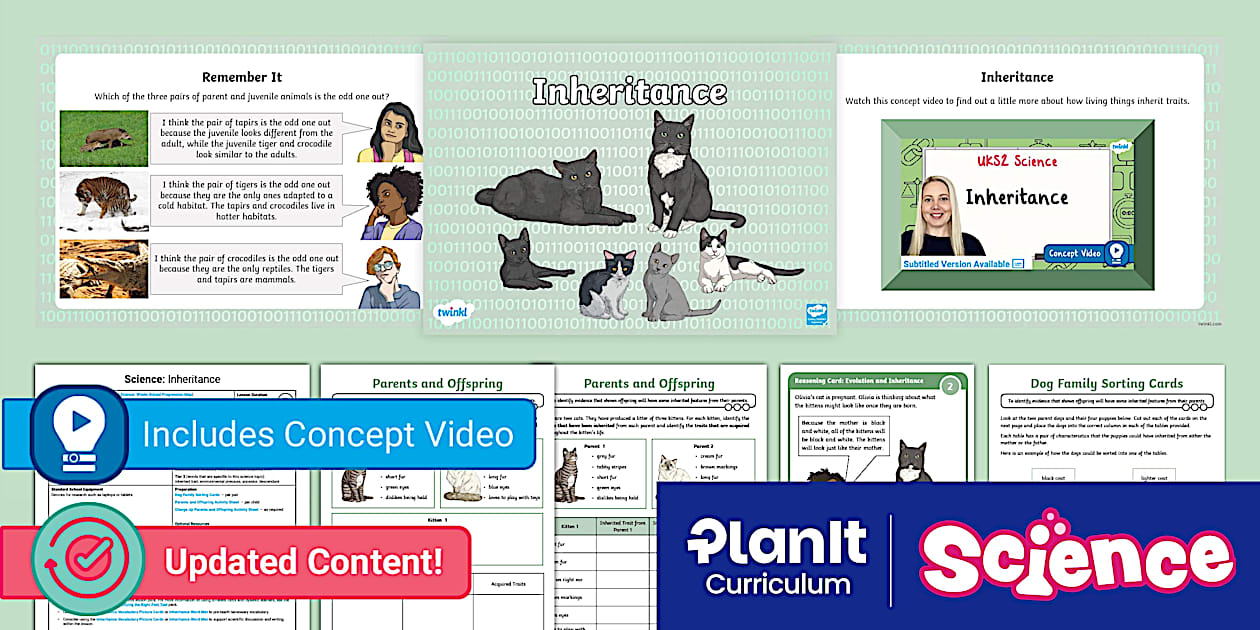 Science: Evolution and Inheritance: Inheritance Year 6 L2