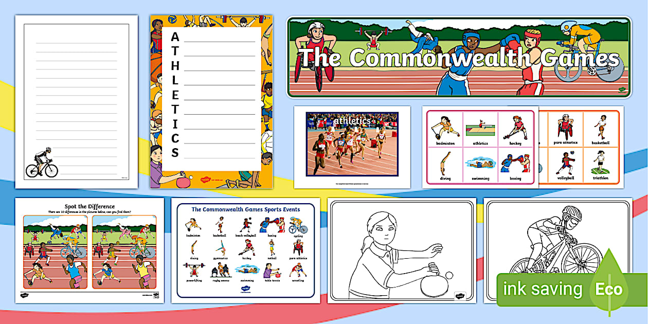 EYFS Top 10 The Commonwealth Games Resource Pack - Twinkl