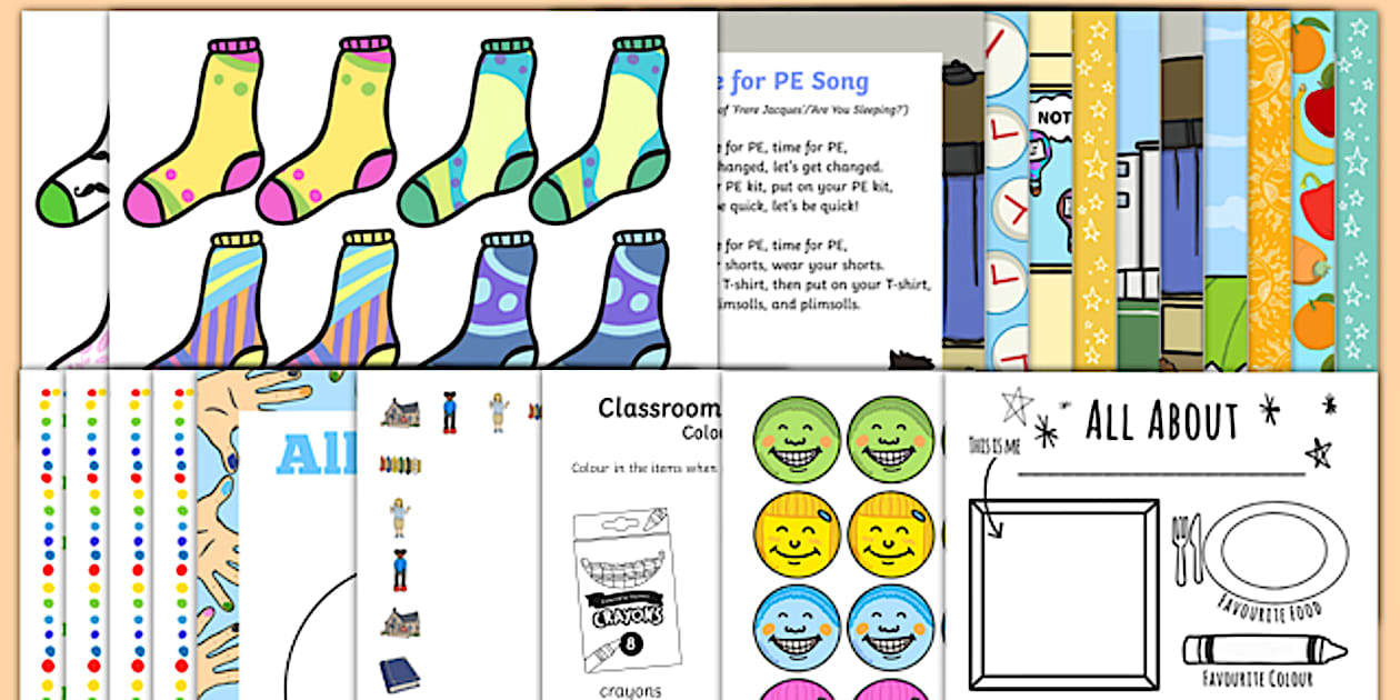 EYFS First Day Back Activity Pack (teacher made) - Twinkl