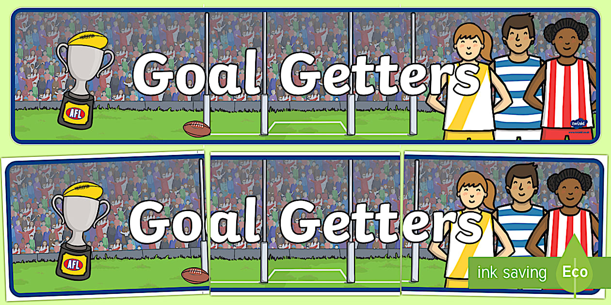 Goal Getters Display Banner-Australia (teacher made)
