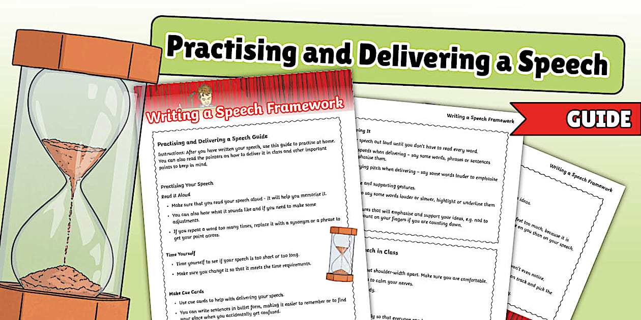 IP English Practising and Delivering a Speech Guide