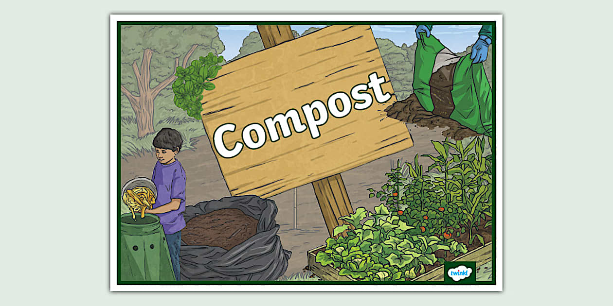 Compost Display Sign - Twinkl Display Sign (professor feito)