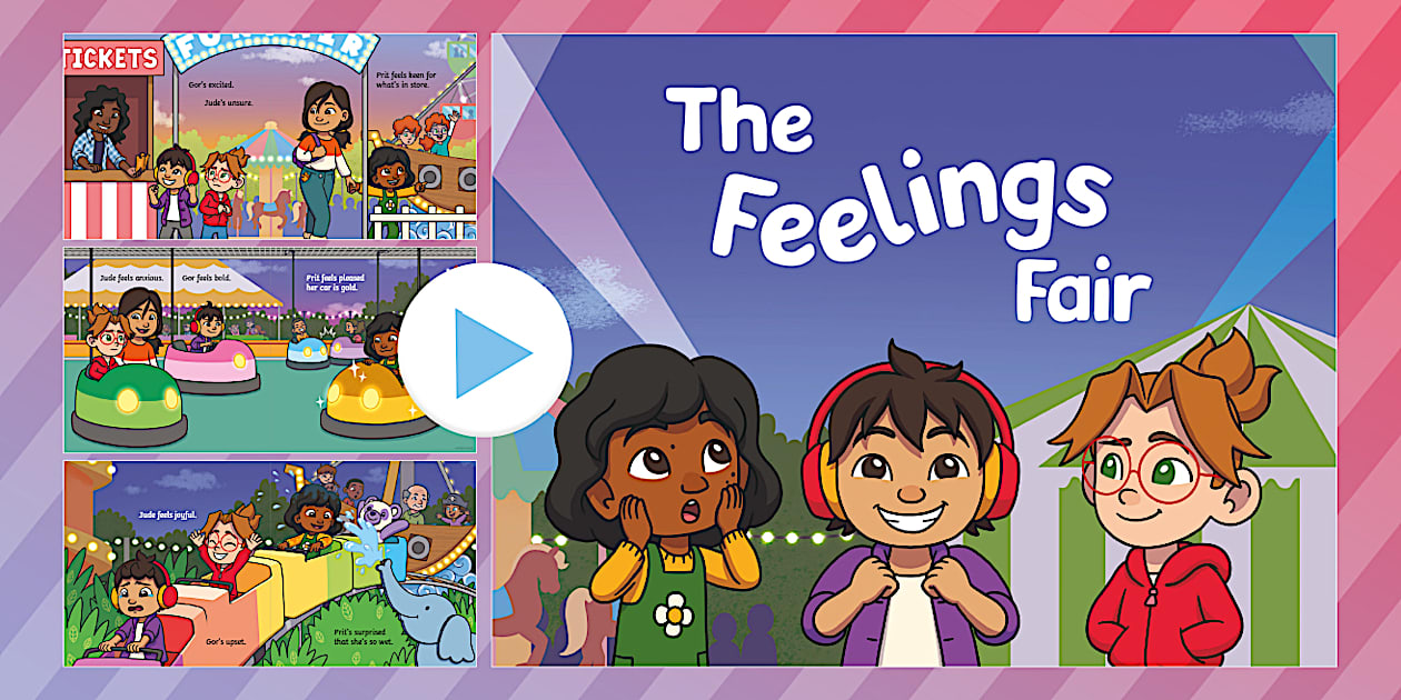 The Feelings Fair Story PowerPoint (teacher made) - Twinkl