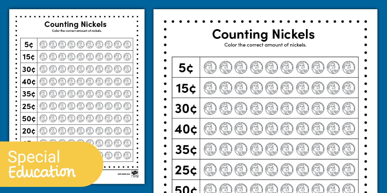 Counting Nickels | Financial Literacy | Twinkl USA - Twinkl