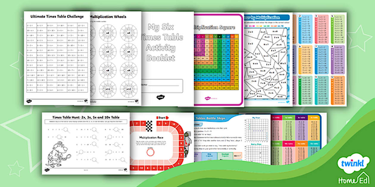 Home Education Times Tables Pack