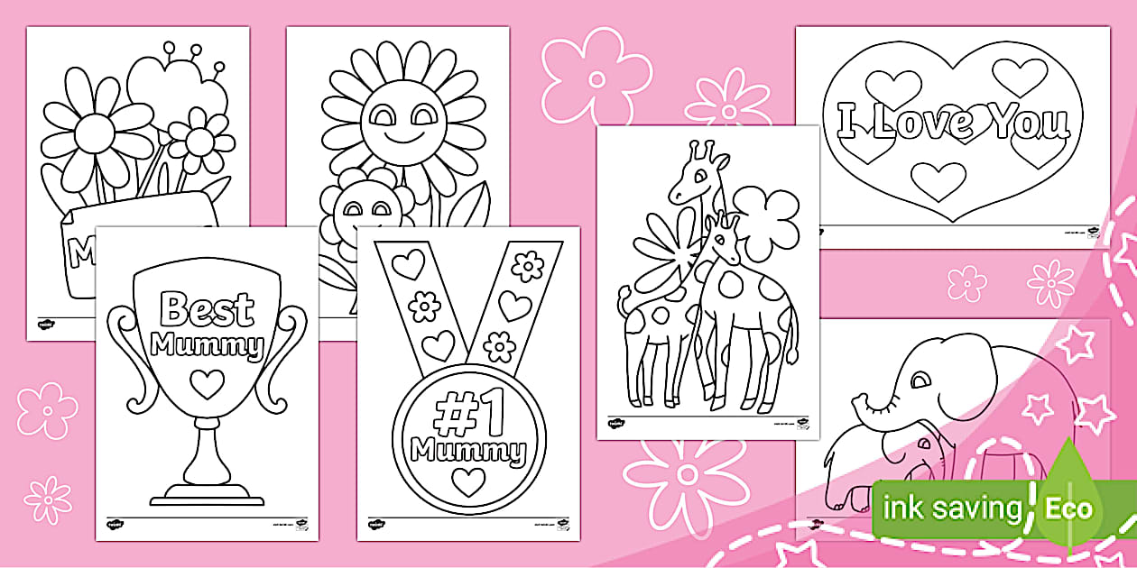 My First Mother's Day Colouring Pack