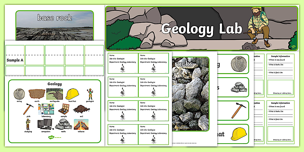 Geologist Role Play Pack - Geologist Role Play - Twinkl