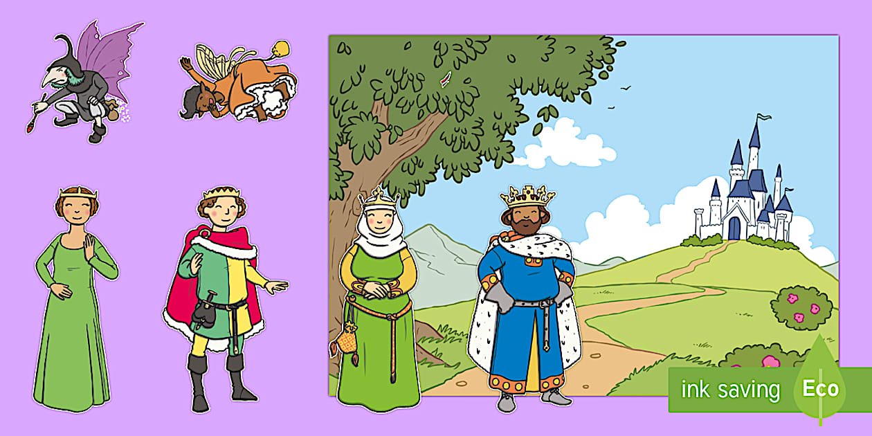 Sleeping Beauty Story Cut Outs