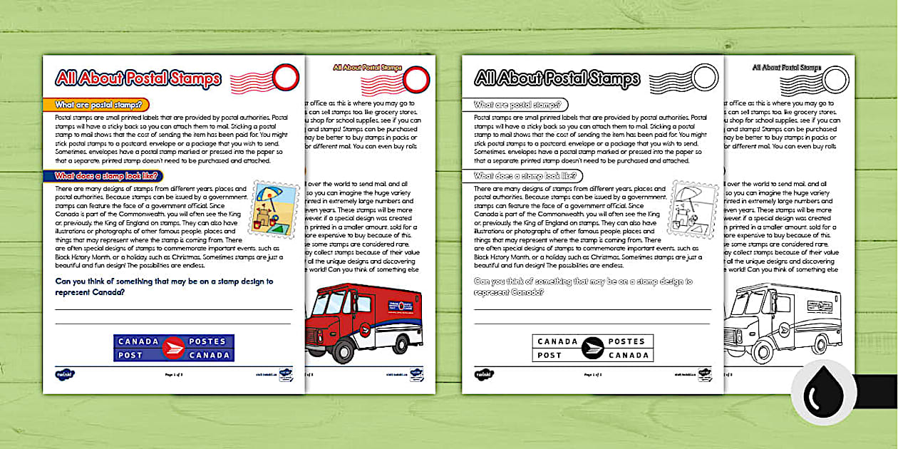 All About Stamps Fact File (teacher made) - Twinkl