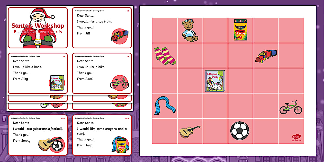 A Christmas Collar: Santa's Workshop Mat and Resource Pack (Compatible with