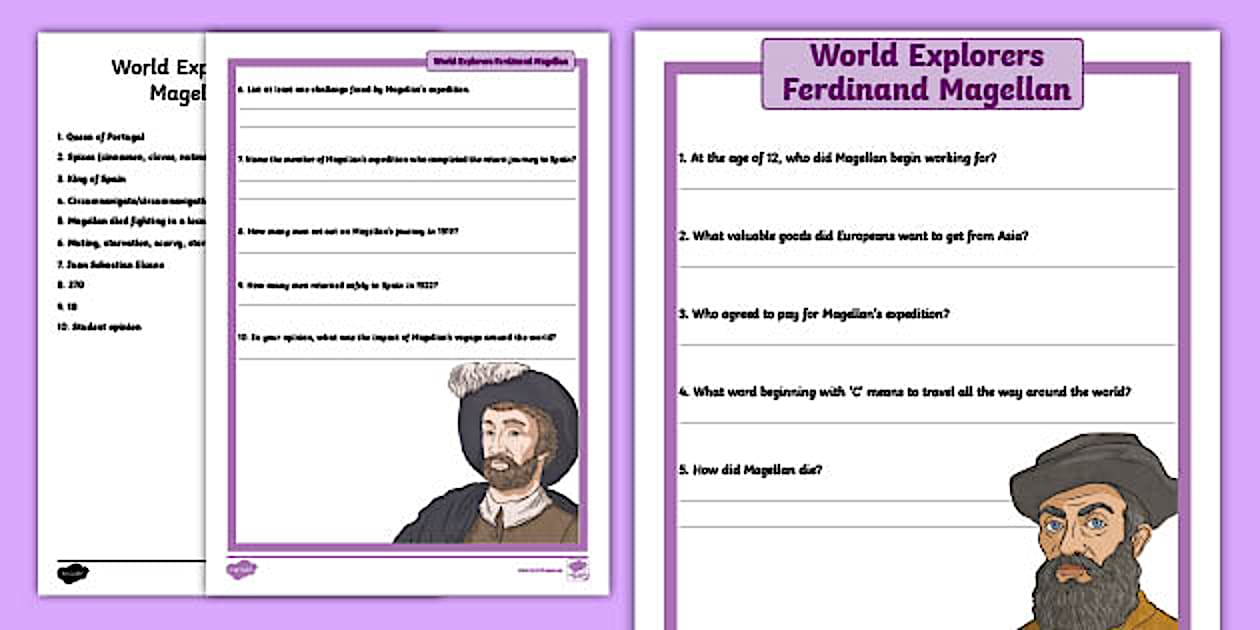 Crash Course Podcast World Explorers Ferdinand Magellan Quiz