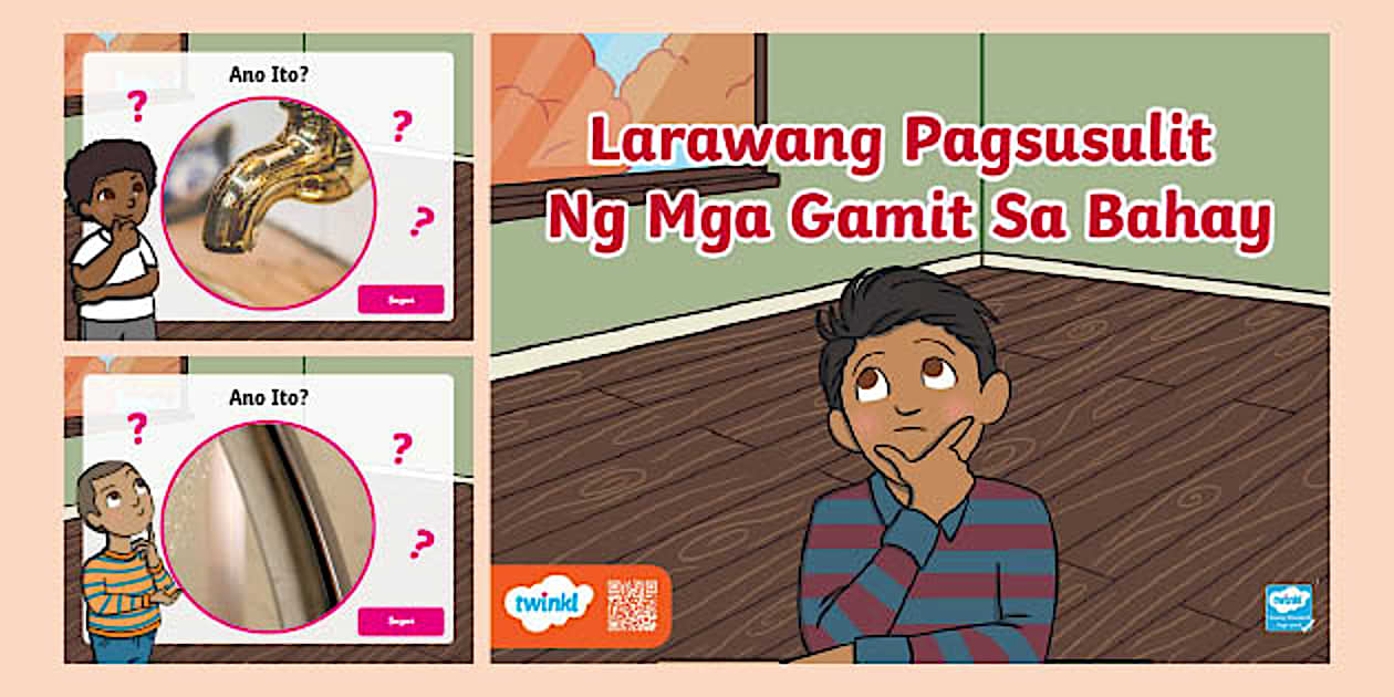 Larawang Pagsusulit Ng Mga Gamit Sa Bahay | Pre-K - Grade 1 | Twinkl