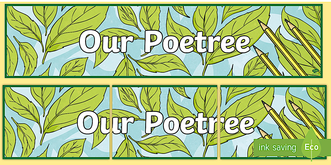 Our Poetree Display Banner (teacher made) - Twinkl