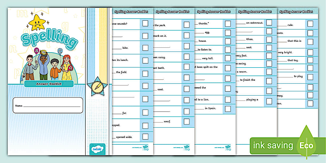 Year 1 Spelling Baseline Assessment Pack - Twinkl