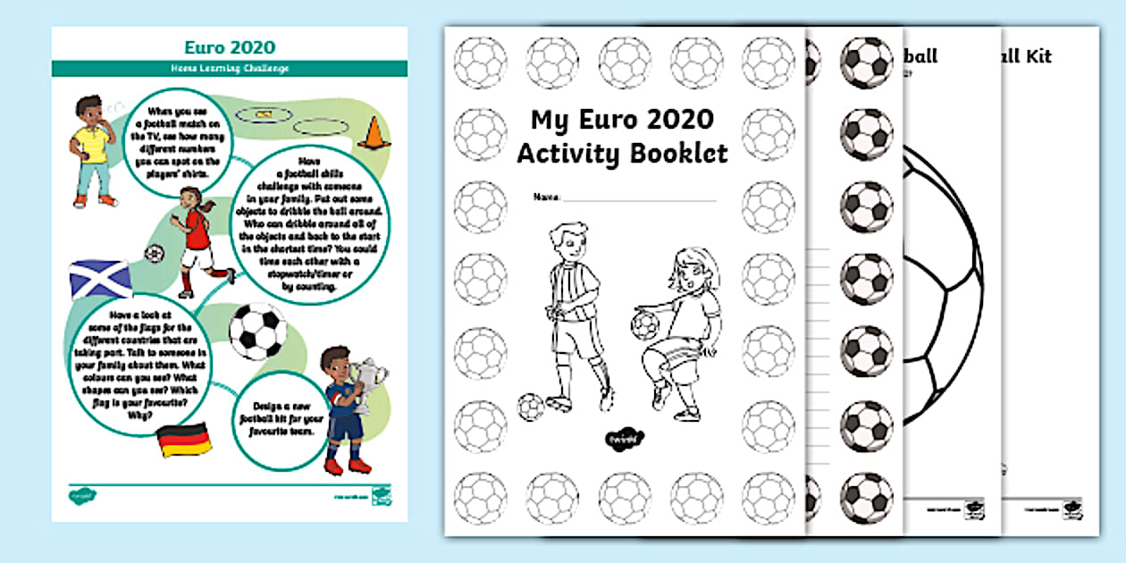 EYFS Euro 2020 Nursery FS1 Home Learning Activity Pack
