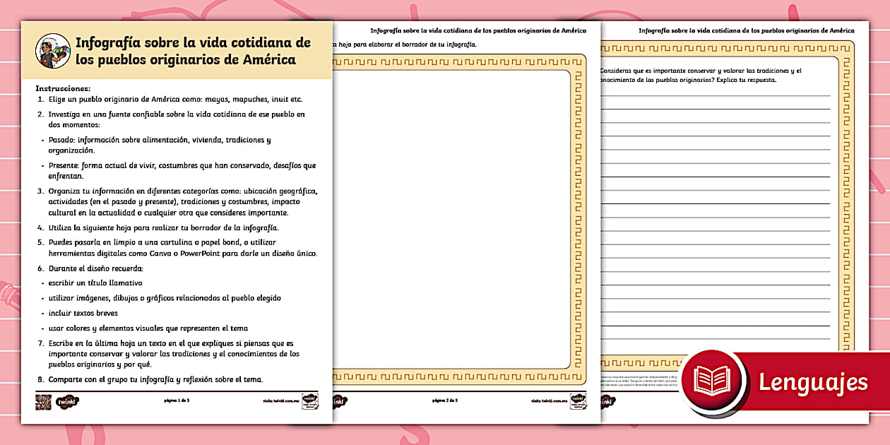Pueblos originarios de América (teacher made) - Twinkl