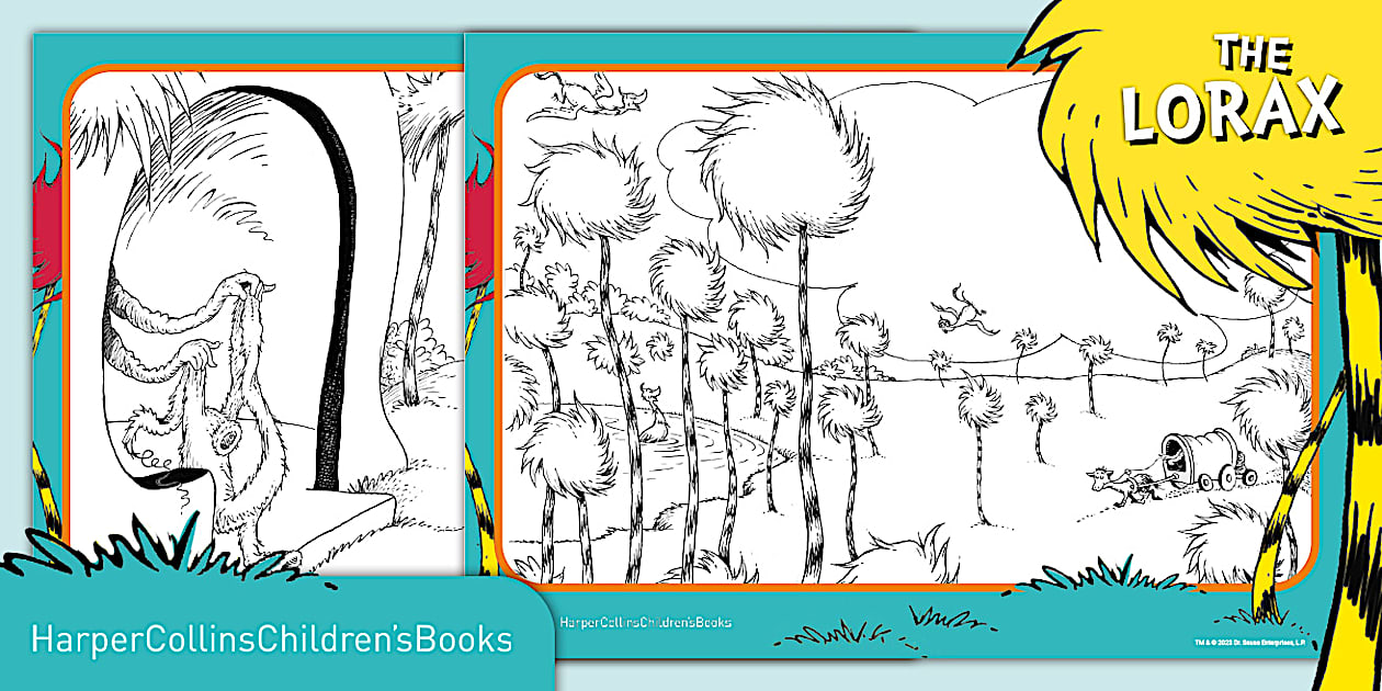 FREE! - Colouring Page to Support the teaching of 'The Lorax'