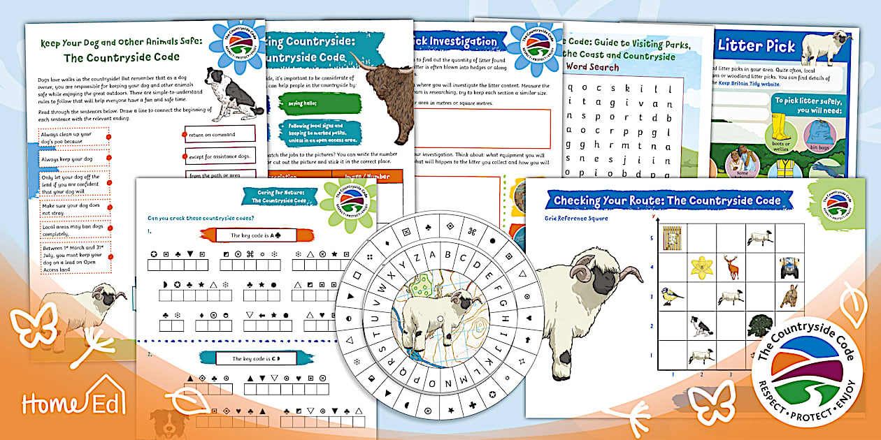 The Countryside Code Activity Pack (teacher made) - Twinkl